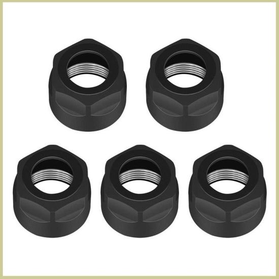 Ensemble de 5 écrous de serrage à pince ER16A, écrou Hexagonal pour ...