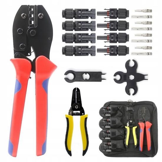 Pince à Sertir,2546B 1041C Kit'outils photovoltaïques - Cdiscount Bricolage