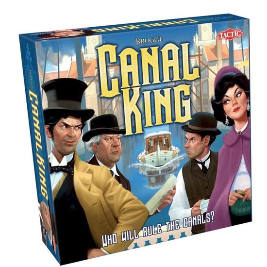 Tactic jeu de société Canal King Bruges junior en carton de 179 pièces ...