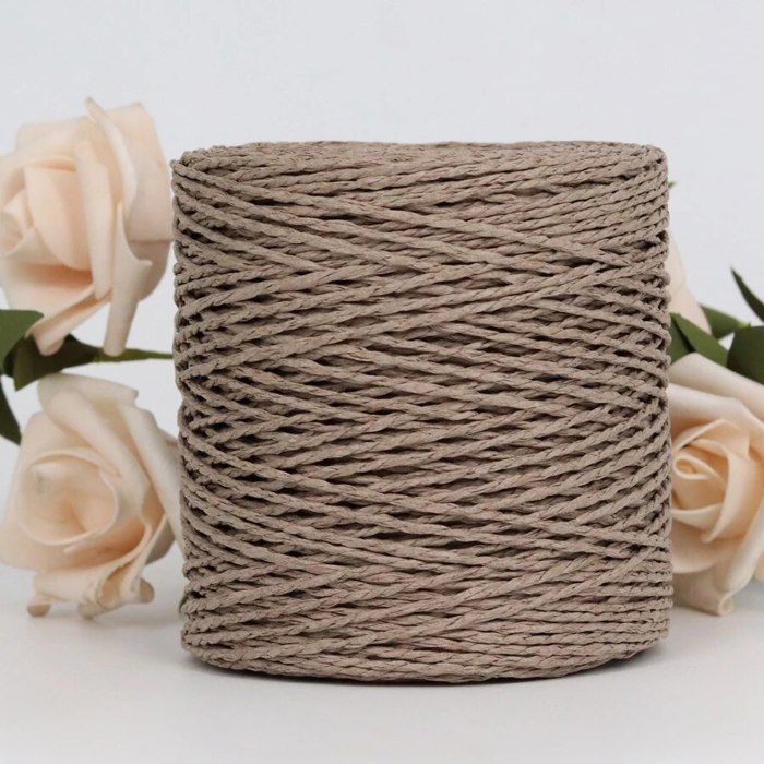 Fil de Raphia en Papier Triblockchain,Paille pour Crochet,Chapeau,Fil ...