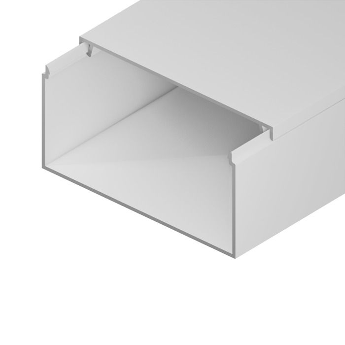 Goulotte électrique - EDO Solutions Technic - EDO777737 - Blanc - PVC ...