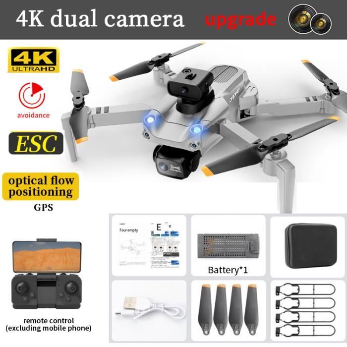 Mise à niveau 4K gris - Mini Drone Professionnel 4k Avec Caméra Grand ...