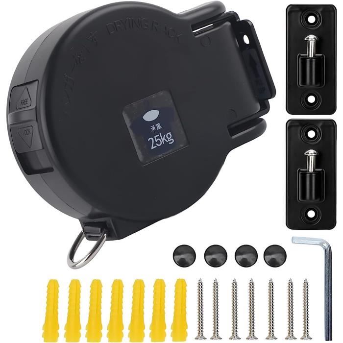 Corde À Linge, Corde À Linge Rétractable Murale Cordes À Linge ...