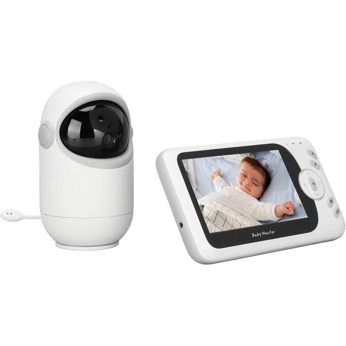 Moniteur Bébé Caméra De Sécurité 260 M Portée 4.3 Écran Nocturne 8 ...