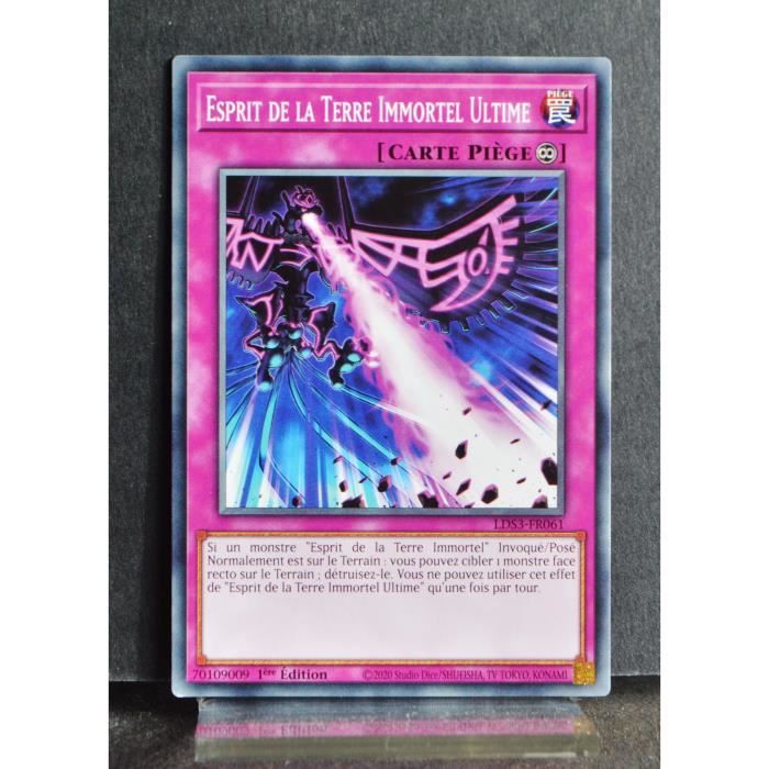 Carte YU-GI-OH LDS3-FR061 Esprit de la Terre Immortel Ultime Commune NEUF FR - Cdiscount Jeux ...