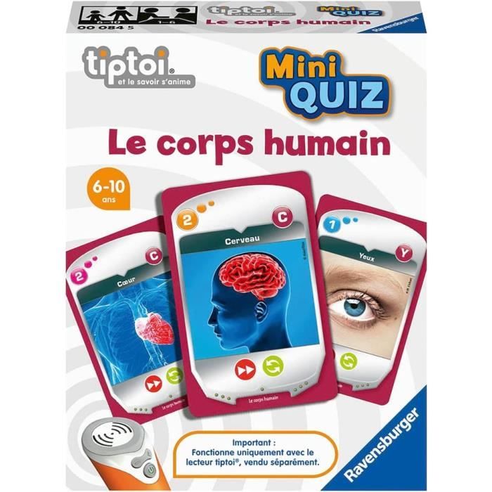 Jeu interactif tiptoi® mini quiz - le corps humain - jeux électroniques ...