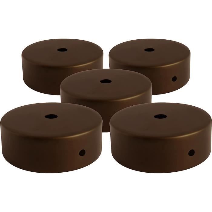5 Auvents De Plafond En Métal, Cache Fil Pour Lustre Couleur Corten ...