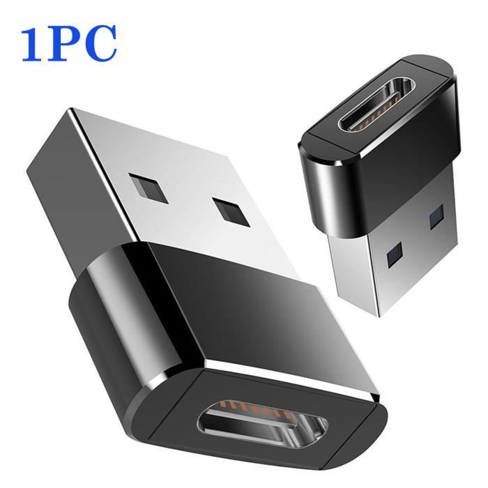 Câble téléphone,Adaptateur USB type-c femelle vers USB 3.0 mâle ...