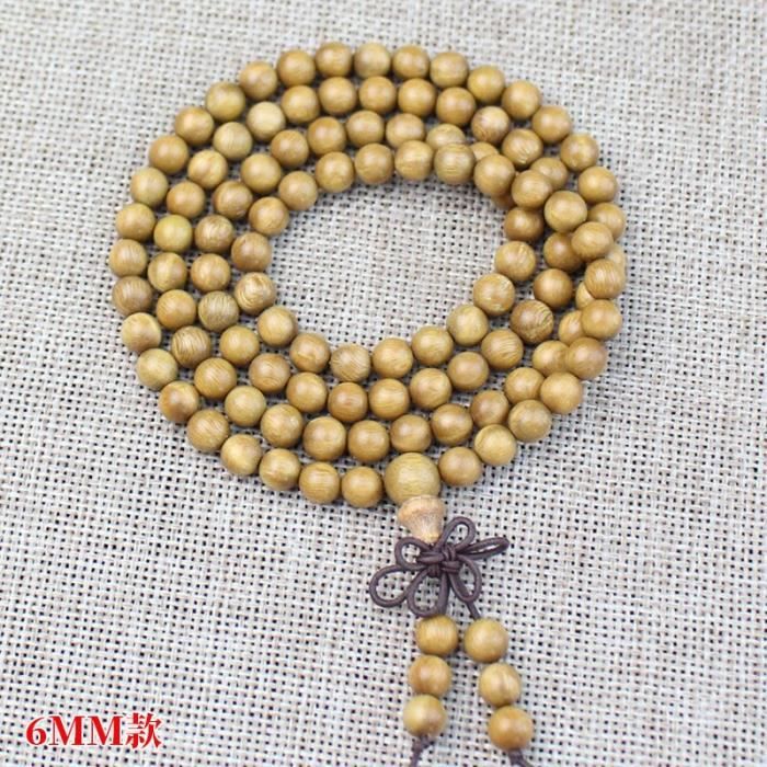 Chaine De Cou Vendue Seule CRAZE FZERH Perles bouddhistes en bois de ...