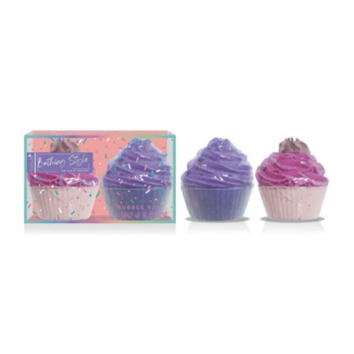 Fizz Buzz - Coffret de Bain Cup Cake - 2pcs - Cdiscount Au quotidien