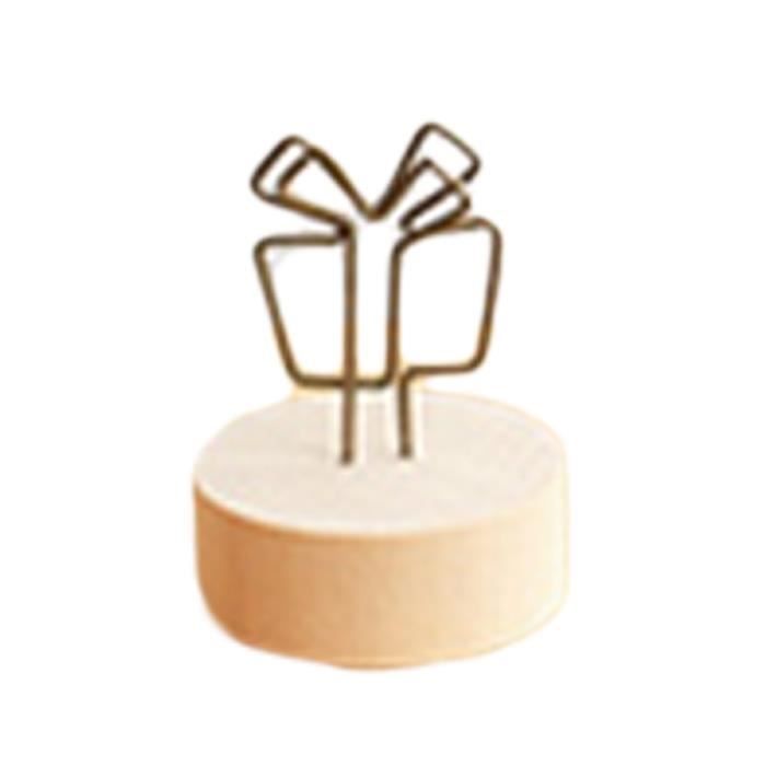 Clips PINCE pour notes de bois - Cdiscount Maison
