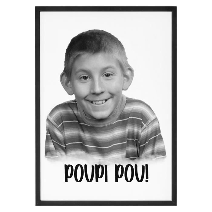 Affiche - LA FRENCH TOUCH - Poupi Pou - Papier épais 250g/m2 - Format ...