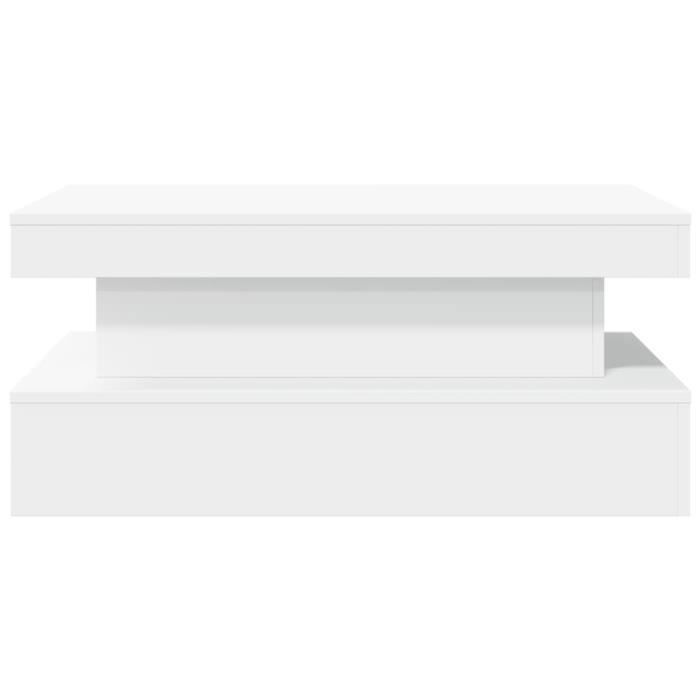 Table basse - MOTHINESSTO - DX11961 - Blanc - Bois d'ingénierie ...