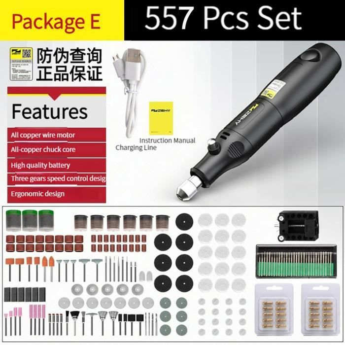 Stylo Graver Sans Fil Ensemble De Broyeur lectrique Rechargeable Mini Broyeur Micro Outil ...