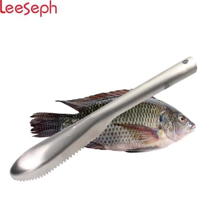 Haokan-Ecailleur à poissonÉchelle de poisson en acier inoxydable ...