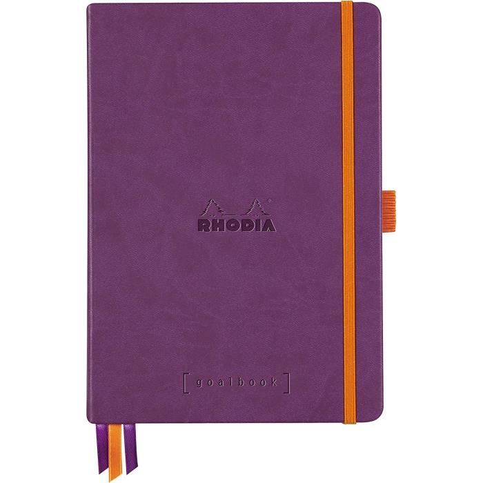 RHODIA 118579C - Carnet Rigide Bullet Journal Goalbook Violet - A5 ...