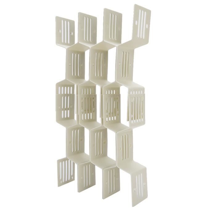 TMISHION outil d'organisation de tiroir 12pcs tiroir diviseur étagères ...