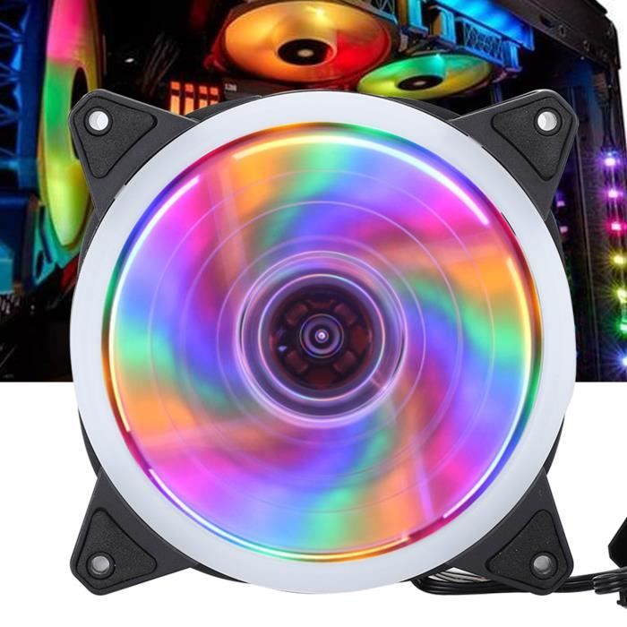 TMISHION Ventilateur de châssis RVB Ventilateur RVB ventilateurs de ...