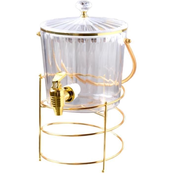 Distributeur de boissons avec robinet avec support, pichet d'eau froide ...