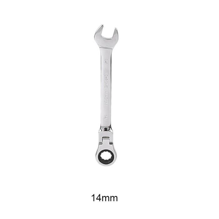 CLE A MOLETTE,14mm--Jeu de clés à douille combinées multi outils, outil ...