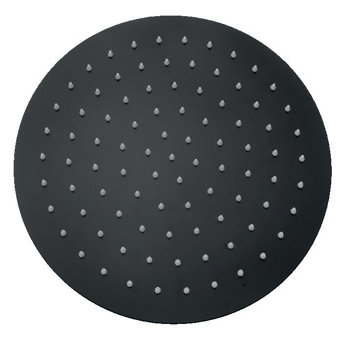 Inoxa Pomme de tête extra plate ronde de 300mm - Noir - Essebagno ...