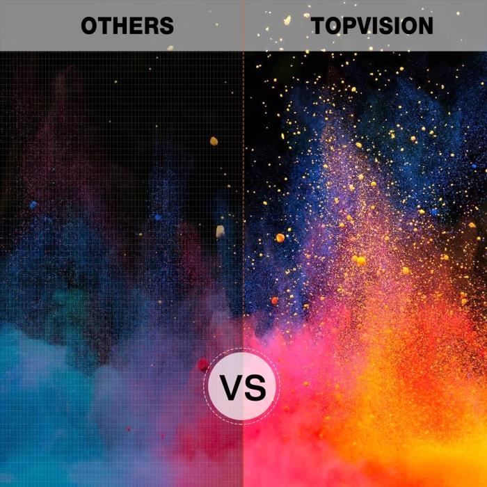 Topvision Mini Projecteur Avec Miroir De L'Écran,Projecteur Portable ...