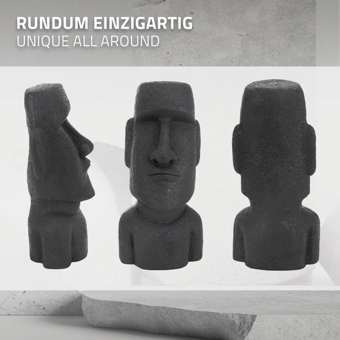 Figurine décorative - ECD GERMANY - Moai Rapa Nui - 56 cm - Résine de ...