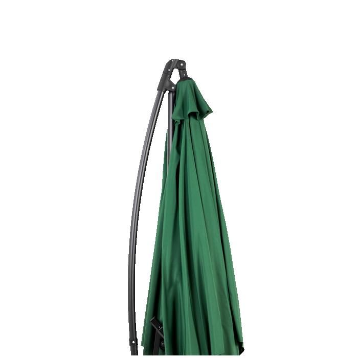 Parasol déporté 10 ft pour jardin et piscine, inclinaison réglable ...