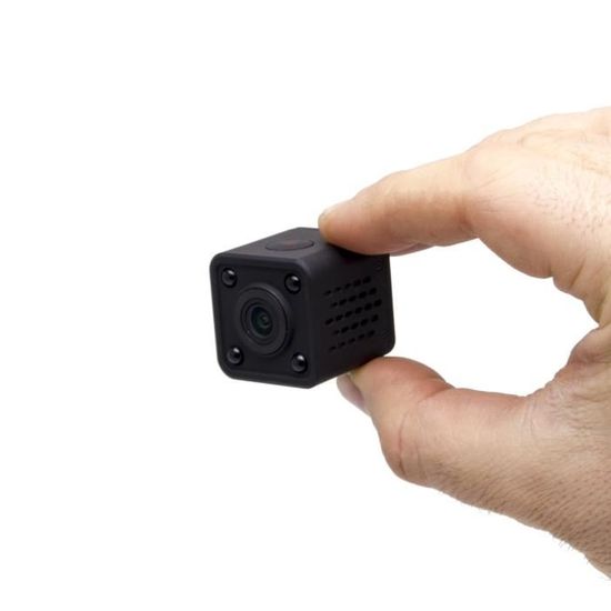 Micro caméra WiFi HD 1080P autonome avec infrarouge invisible mémoire ...