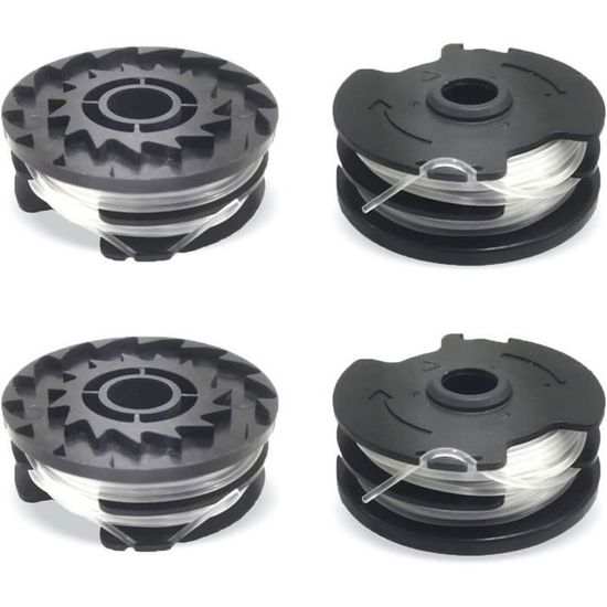 Lot de 4 Bobine de rechange pour débroussailleuse sans fil Parkside PRT 550 A1 - LIDL IAN 311404 ...