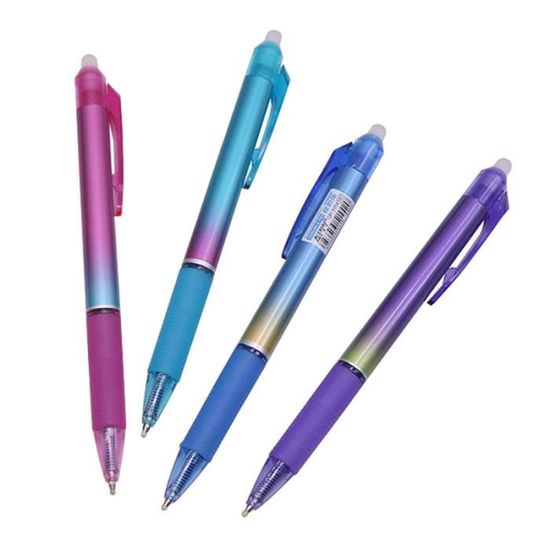 Stylo,Stylo à bille rechargeable effaçable,lumineux et coloré,0.5mm,48 ...