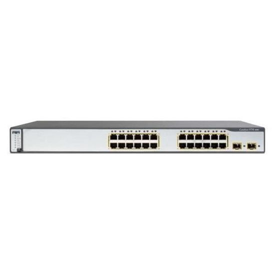Switch - CISCO - WS-C3750-24TS-E - 24 ports - Technologie Stackwise - Gigabit Ethernet ...