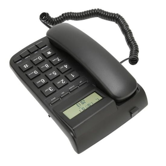 SAL Téléphone filaire de bureau Téléphone de Bureau avec Fil ID de l ...