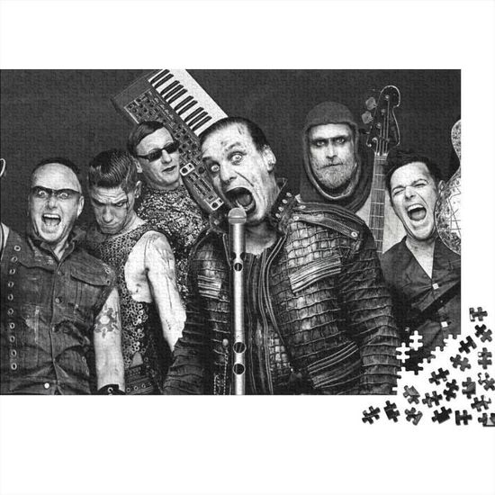 Puzzle Adulte 500 Pieces Rammstein Puzzles Band Puzzle Classique Kit De ...