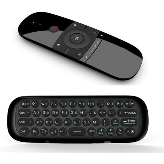Mini Clavier Bluetooth Sans Fil 2,4 Ghz, Télécommande Portable Air Mouse 3 En 1, Compatible Avec ...