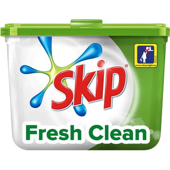 SKIP Fresh clean 17 doses - Cdiscount Electroménager