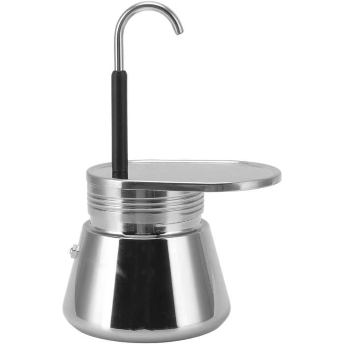 Pot à moka à bec unique,cafetière à expresso en acier inoxydable de 8.3 ...