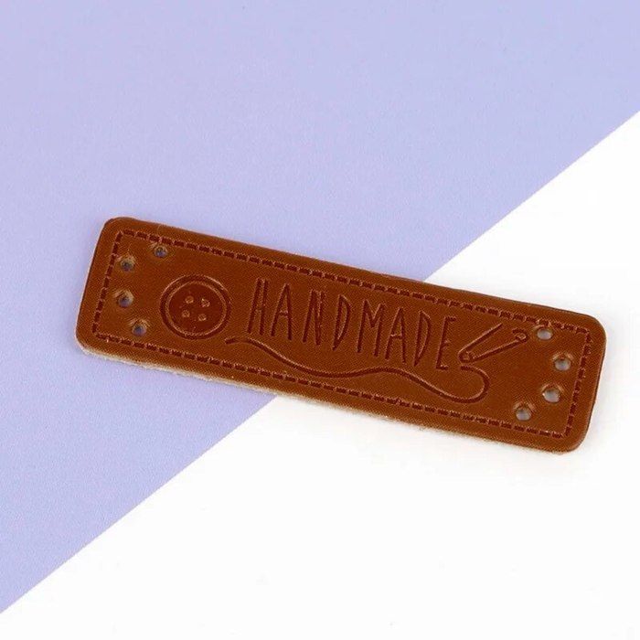 Étiquette classement,Étiquettes Rétro Marron en Cuir PU Synthétique ...