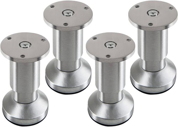 4 X Pieds De Meuble Alpha Pieds De Canap Rglables En Aluminium Bross Chargeable Jusqu 250 Kg ...