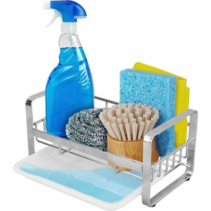 Porte Eponge Evier Cuisine Organisateur evier Support Eponge evier ...