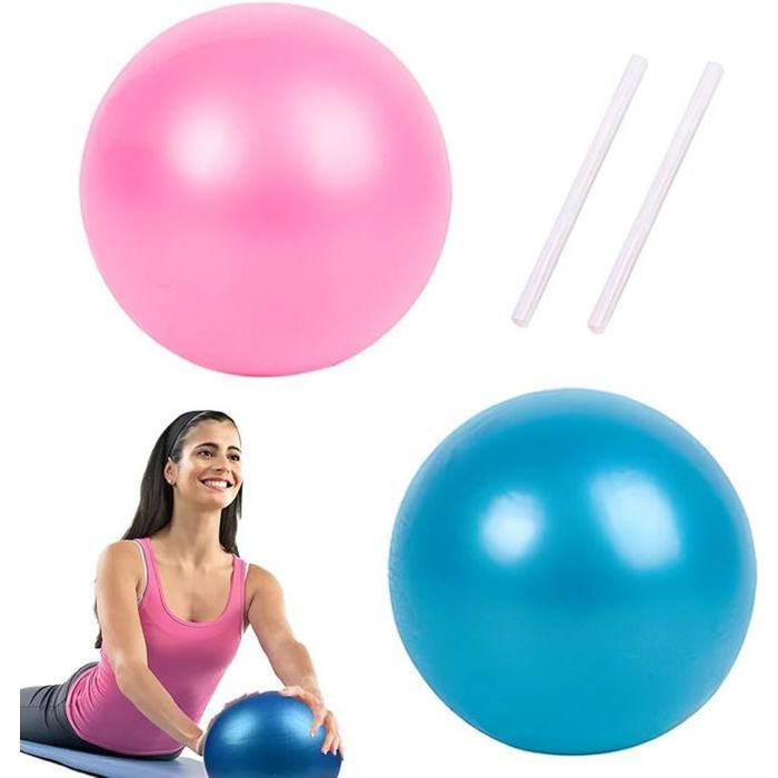 Pilates Ballon de Gymnastique 2 PCS Small Ballon Ball Mini Soft Pilates ...