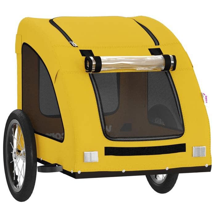 Remorque vélo - HELLOSHOP26 - Jaune - Confortable - Durable - Sécurisée ...