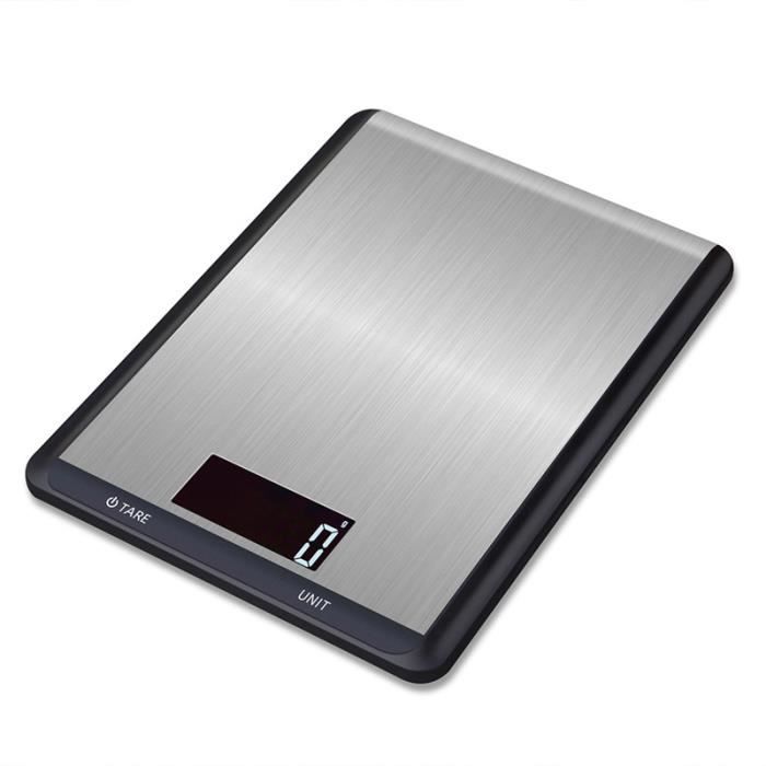 10 kg - Balance alimentaire numérique en acier inoxydable 10kg, balance ...