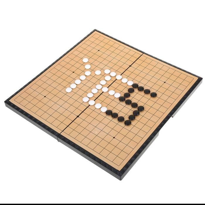 Go Board Go jeu de plateau de jeu de plateau de jeu pliant Go Set de ...