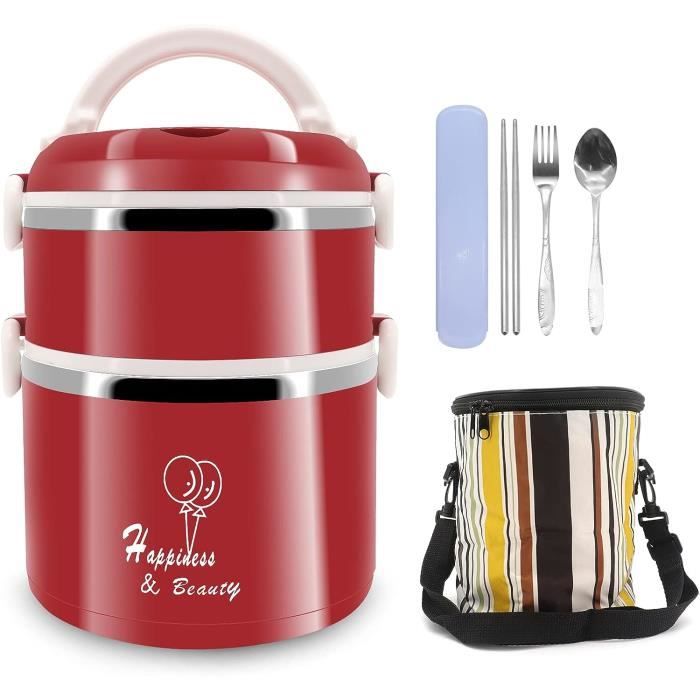 Lunch Box Isotherme,Boite Repas Avec Sac À Lunch Isotherme,Couvert ...