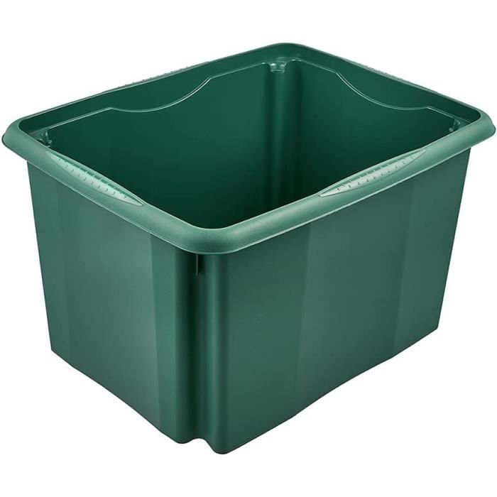 Boîte De Rangement À Emboîter Et À Empiler, 44,5 X 34,5 X 27 Cm, 30 L ...