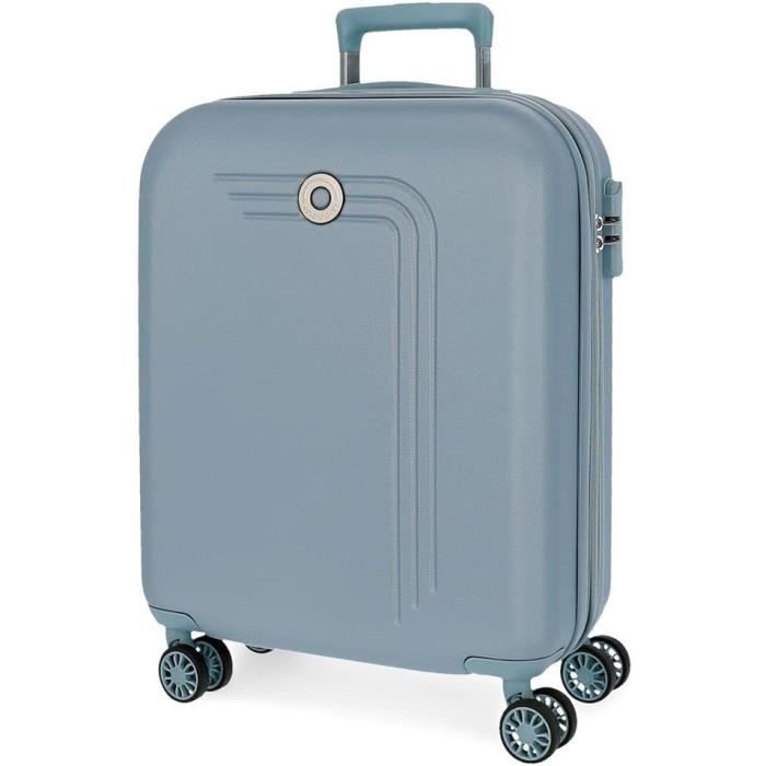 Riga Valise Trolley Cabine Bleu 40X55X20 Cms Rigide Abs Serrure À ...