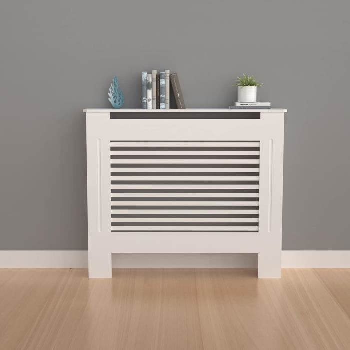 Cache Radiateur Blanc Bois: Grille Cache-Radiateur Maison de Chauffage ...