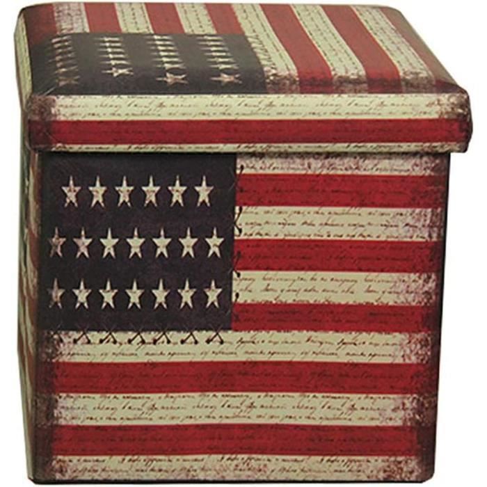 Tabouret Rangement Pouf Rangement Pouf Coffre Rangement Tabouret Coffre ...