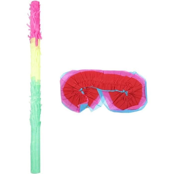 Pinata Buster Bat Stick Breavyfold: Papier Arc- en- Ciel Pinata Stick ...